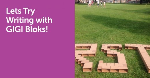 Diese Woche versuchen wir, mit GIGI Bloks zu schreiben! - GIGI TOYS