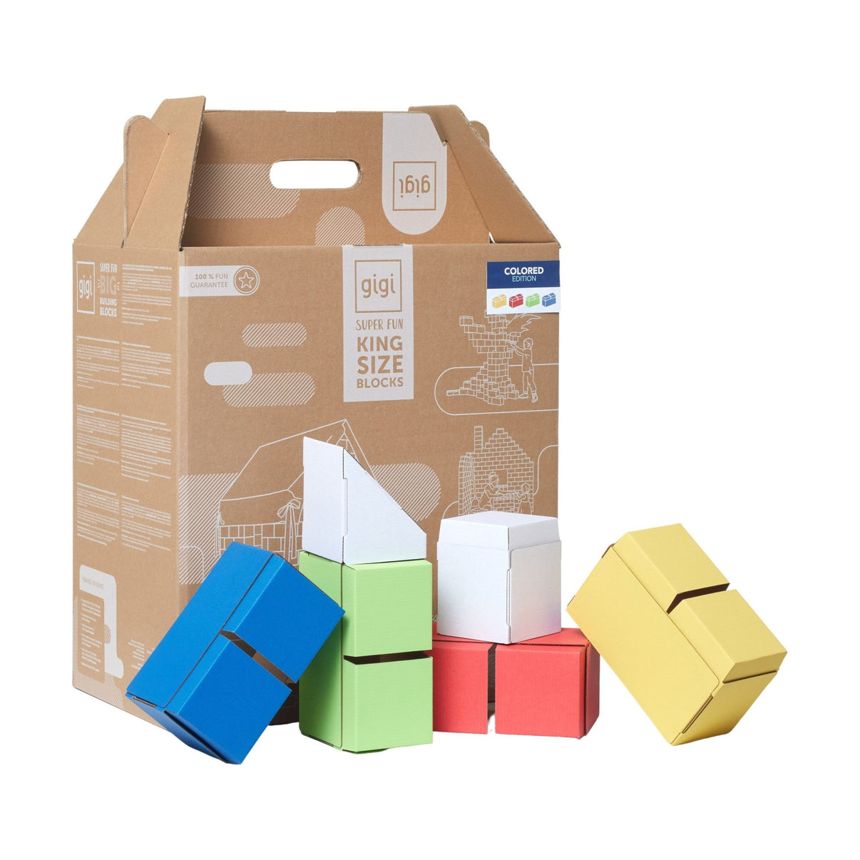 GIGI BLOKS 200 XXL BUILDING BLOCKS COLOR – GIGI TOYS